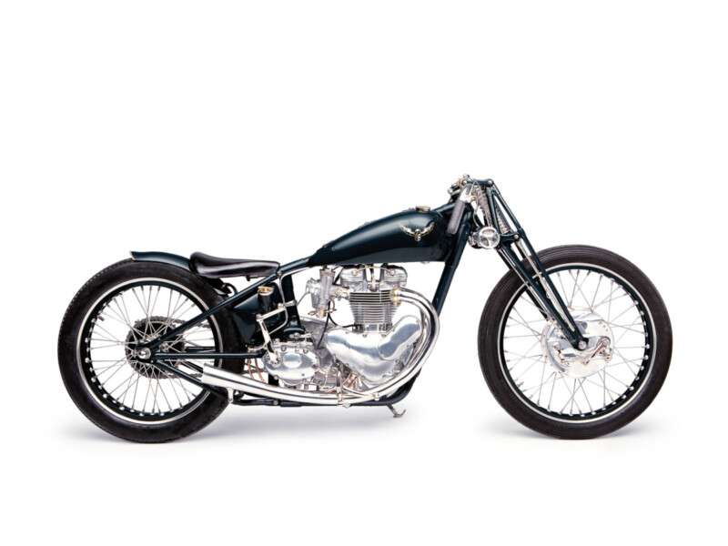 The Black Falcon: Vincent Black Shadow Custom – BikeBound
