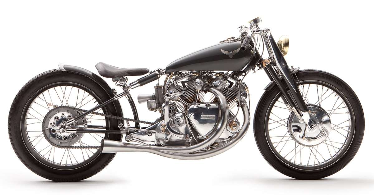 The Black Falcon: Vincent Black Shadow Custom – BikeBound