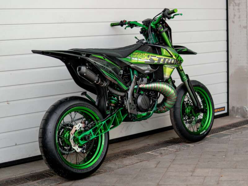 Two-Stroke Turbo Supermoto! KTM 300 “TworboStroke” – BikeBound