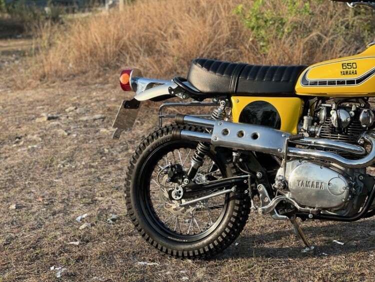 XS Monster: “deXSter” Yamaha XS650 Scrambler – BikeBound