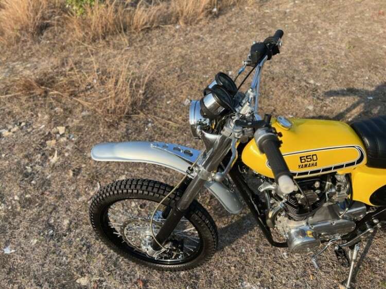 XS Monster: “deXSter” Yamaha XS650 Scrambler – BikeBound