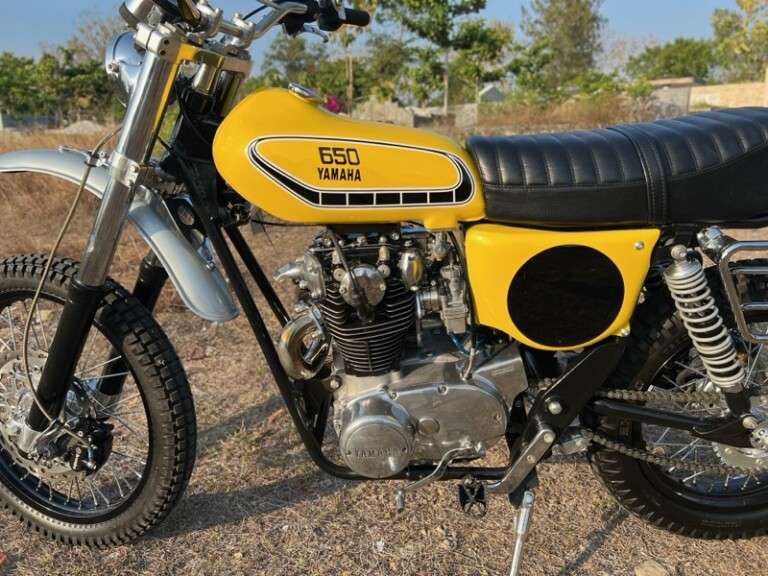XS Monster: “deXSter” Yamaha XS650 Scrambler – BikeBound