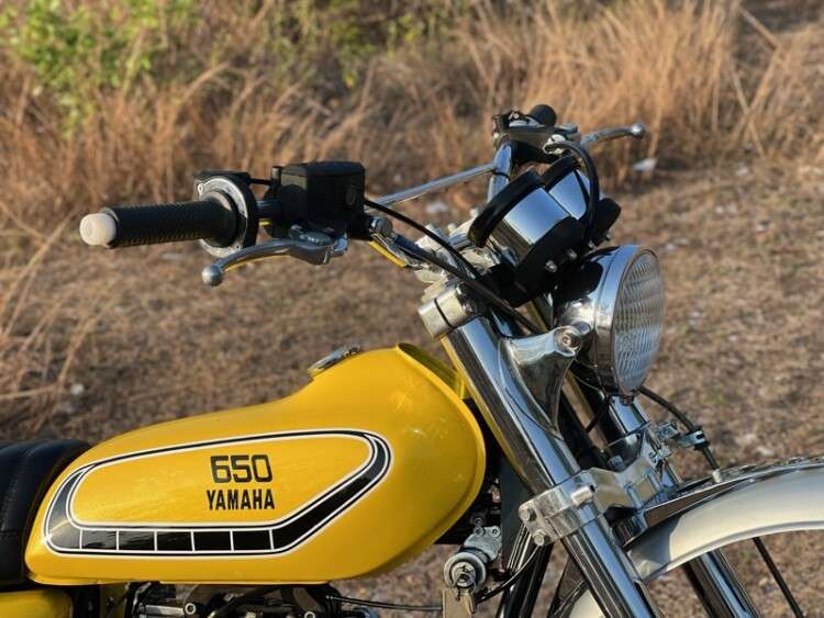XS Monster: “deXSter” Yamaha XS650 Scrambler – BikeBound