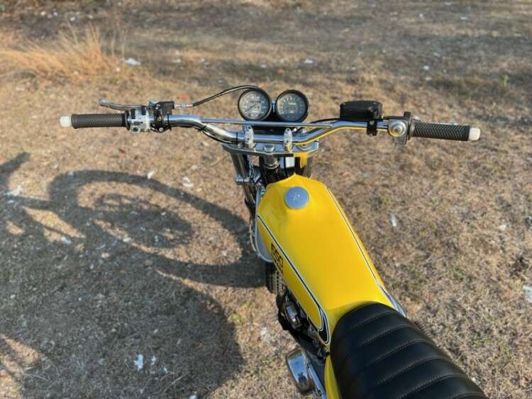 XS Monster: “deXSter” Yamaha XS650 Scrambler – BikeBound