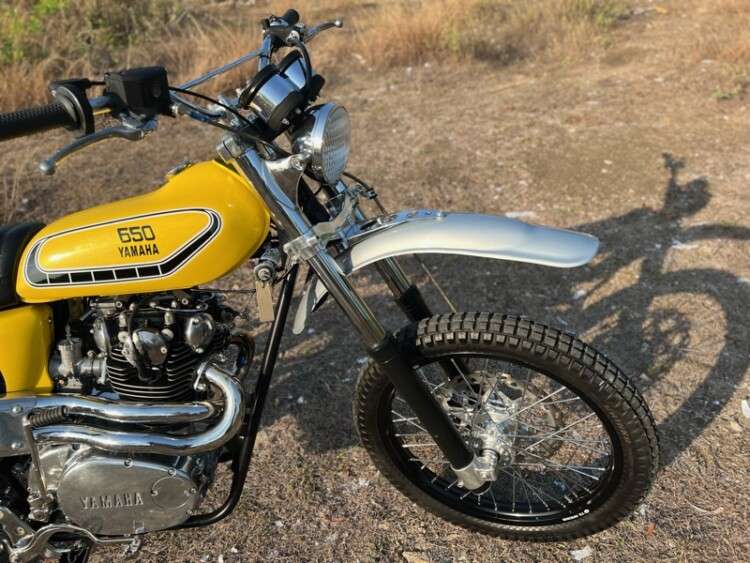 XS Monster: “deXSter” Yamaha XS650 Scrambler – BikeBound