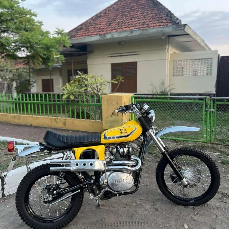 XS Monster: “deXSter” Yamaha XS650 Scrambler – BikeBound