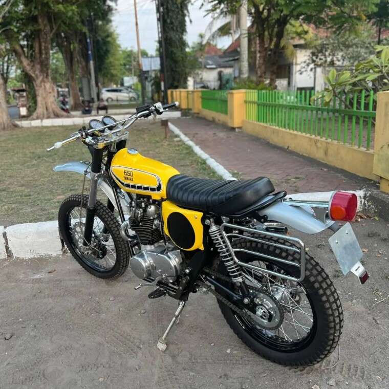 XS Monster: “deXSter” Yamaha XS650 Scrambler – BikeBound