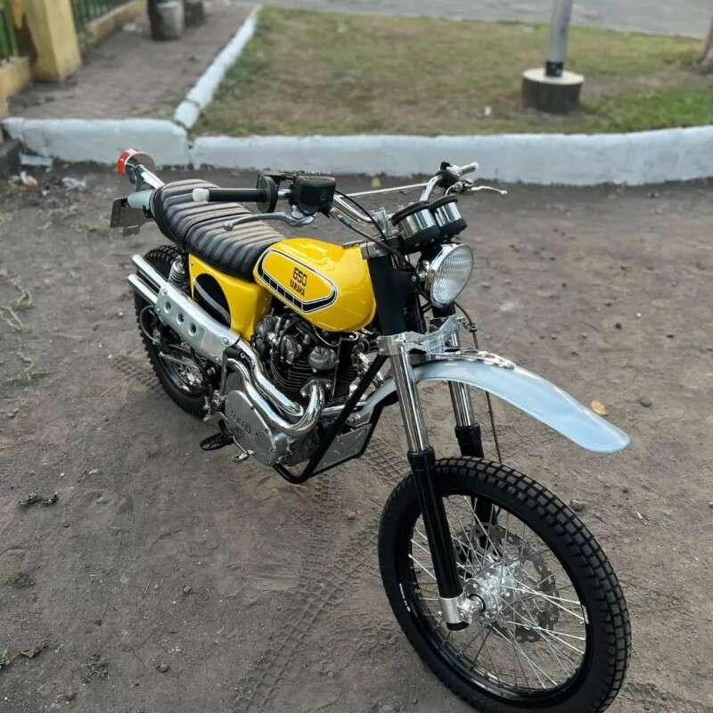 XS Monster: “deXSter” Yamaha XS650 Scrambler – BikeBound