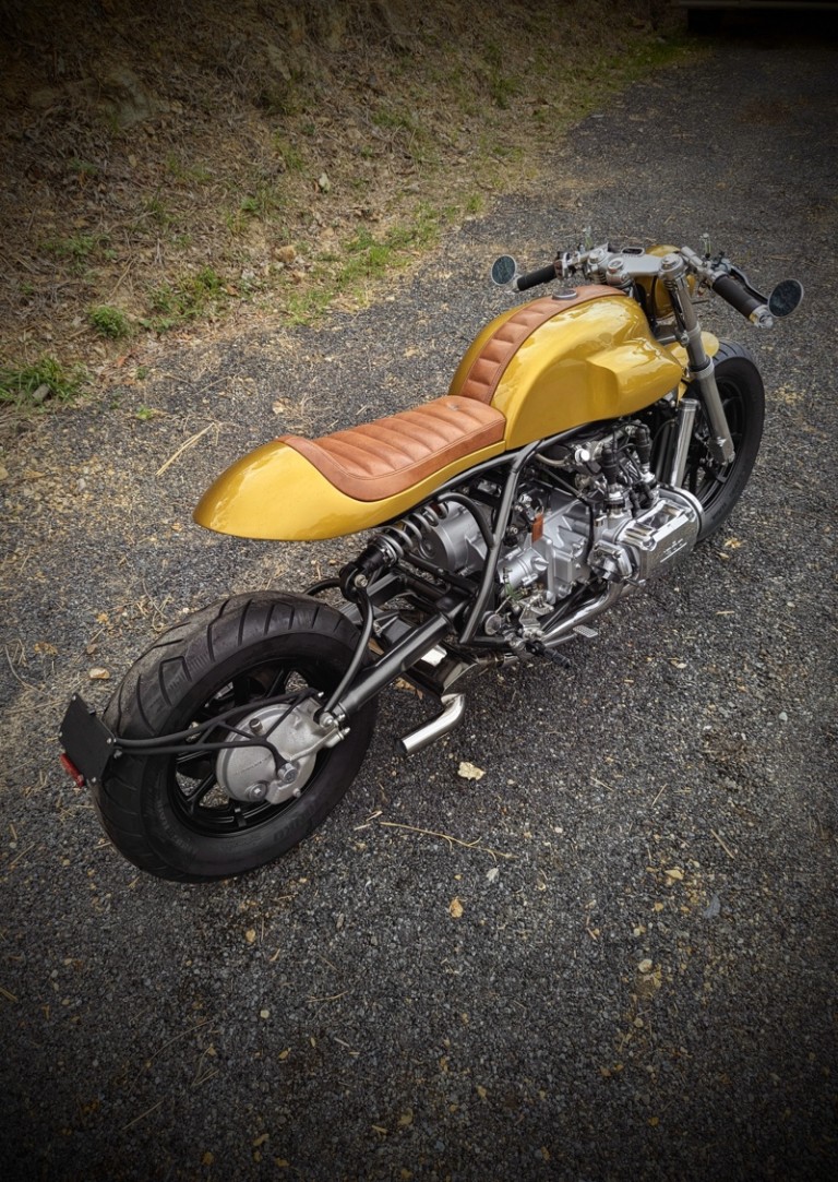 Stay Gold: Honda GL1200 Goldwing Café Racer – BikeBound