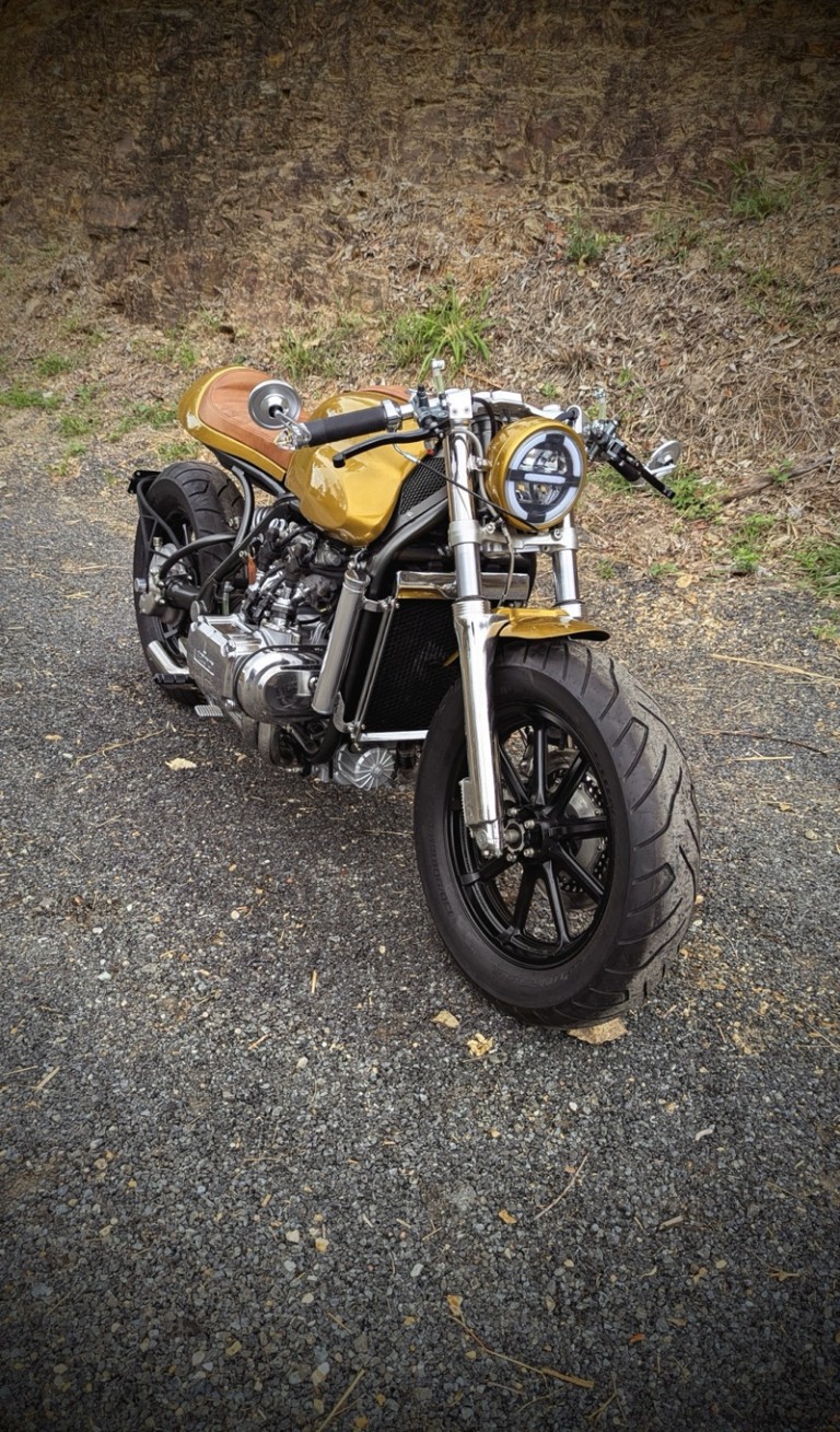 Stay Gold: Honda GL1200 Goldwing Café Racer – BikeBound