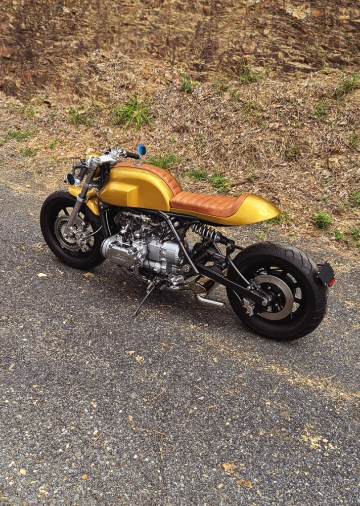 Stay Gold: Honda GL1200 Goldwing Café Racer – BikeBound