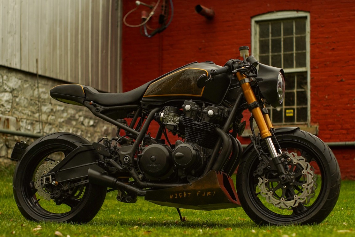 Night Fury: Honda CB750 Neo Café Racer – BikeBound