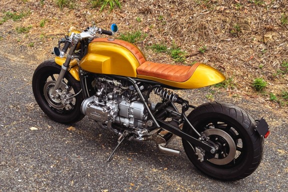 Stay Gold: Honda GL1200 Goldwing Café Racer – BikeBound