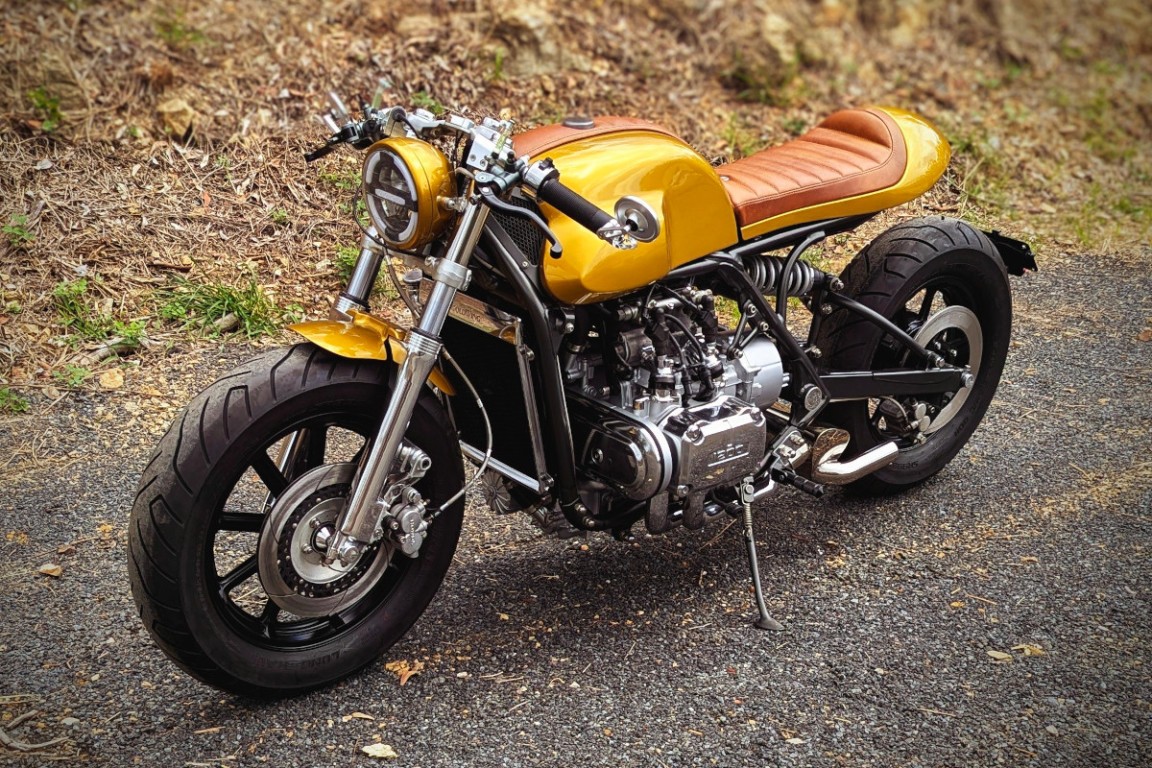 Stay Gold: Honda GL1200 Goldwing Café Racer – BikeBound