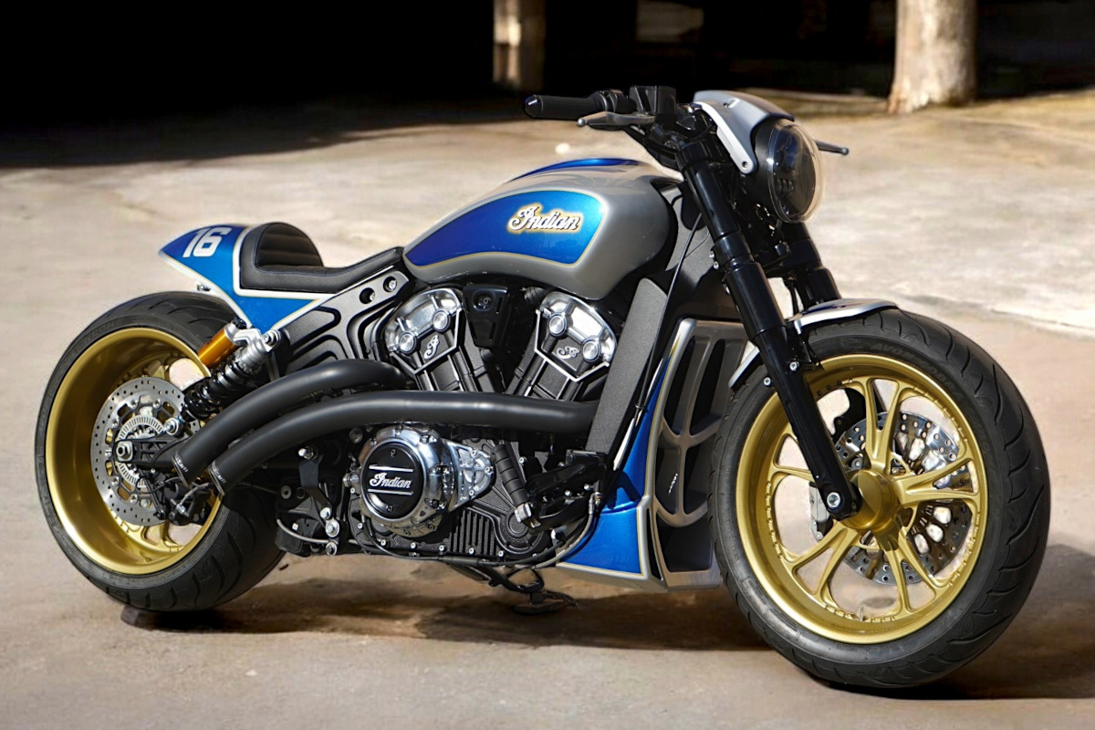Indian Cafe Racer Motorcycles From Cruiser To Racer: Dice X Noise X
