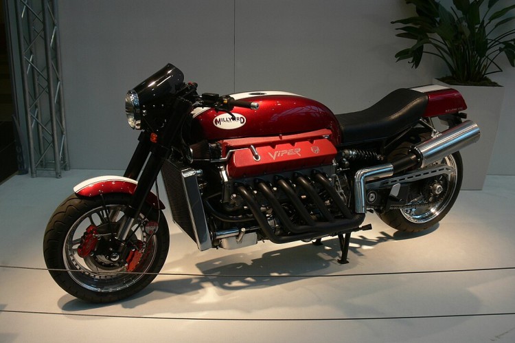 The Millyard Viper: 8000cc Viper V10 Custom Motorcycle – BikeBound