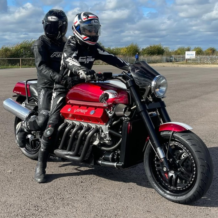 The Millyard Viper: 8000cc Viper V10 Custom Motorcycle – BikeBound