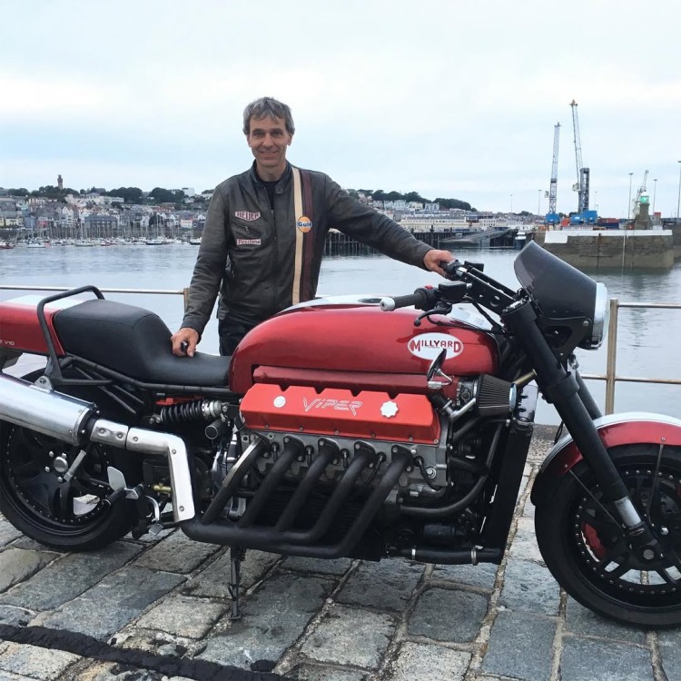 The Millyard Viper: 8000cc Viper V10 Custom Motorcycle – BikeBound