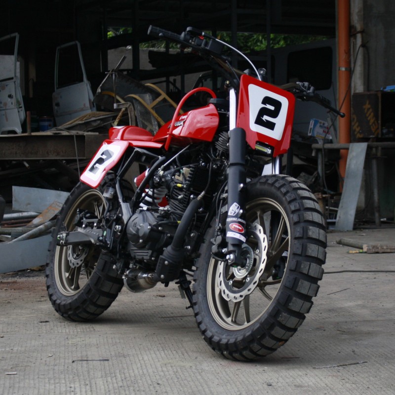 Built in 21 Days: Hero Hunk 160R Street Tracker – BikeBound