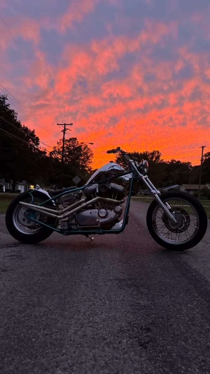 Hot Rod: 1250cc Harley Sportster Chopper – BikeBound