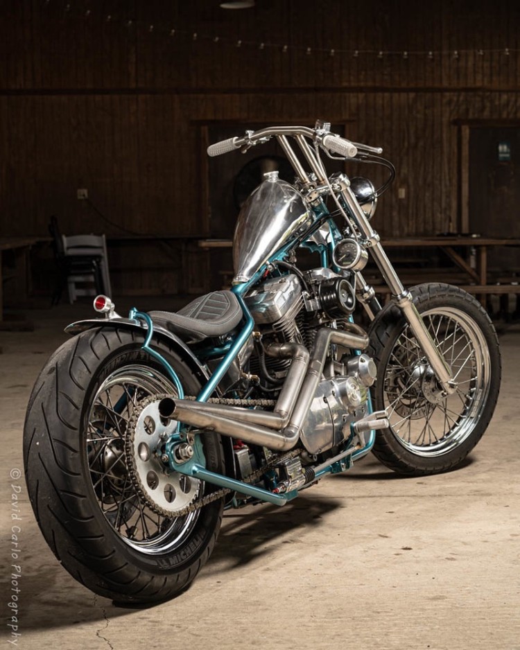 Hot Rod: 1250cc Harley Sportster Chopper – BikeBound