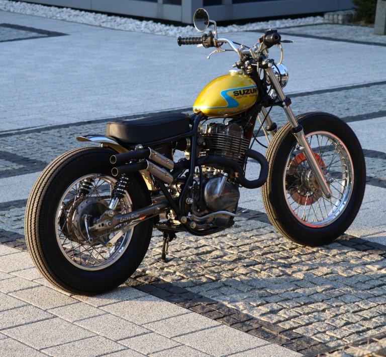 Gold Nickel 400: Suzuki GN400 Bobber – BikeBound