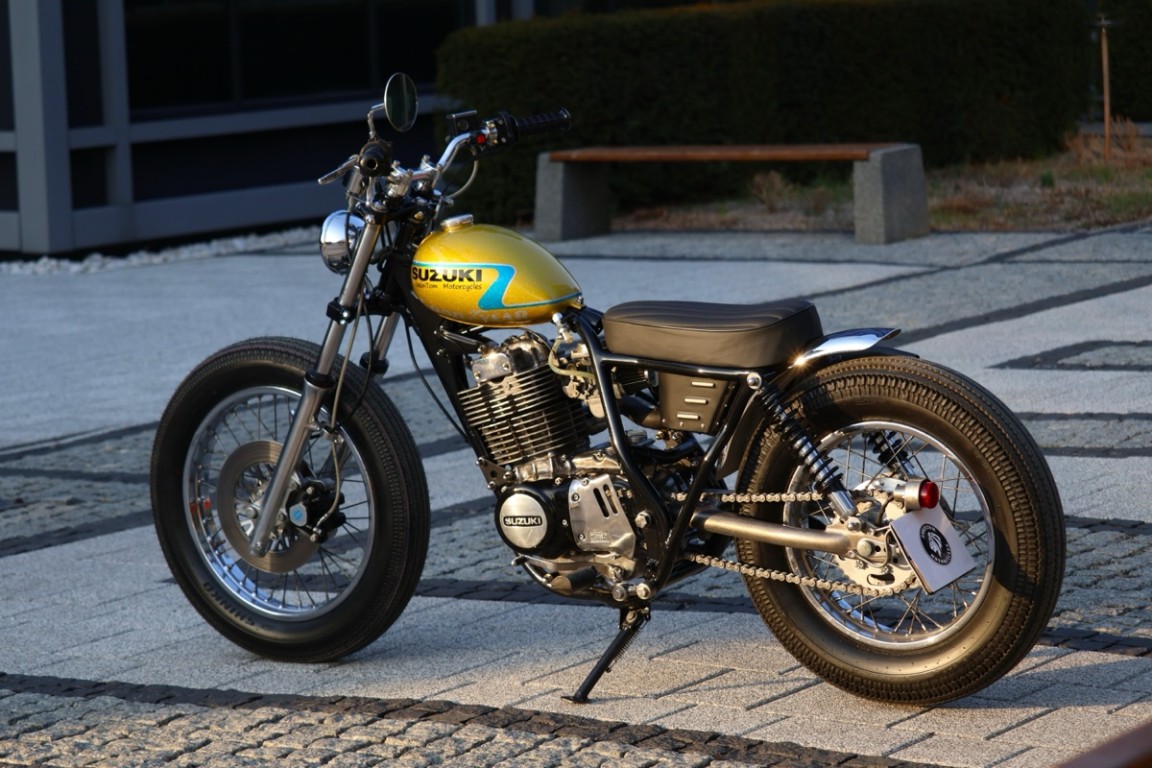 Gold Nickel 400: Suzuki GN400 Bobber – BikeBound