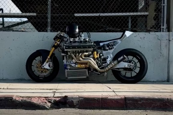 In the Works: Ferrari V8 Motorcycle – BikeBound