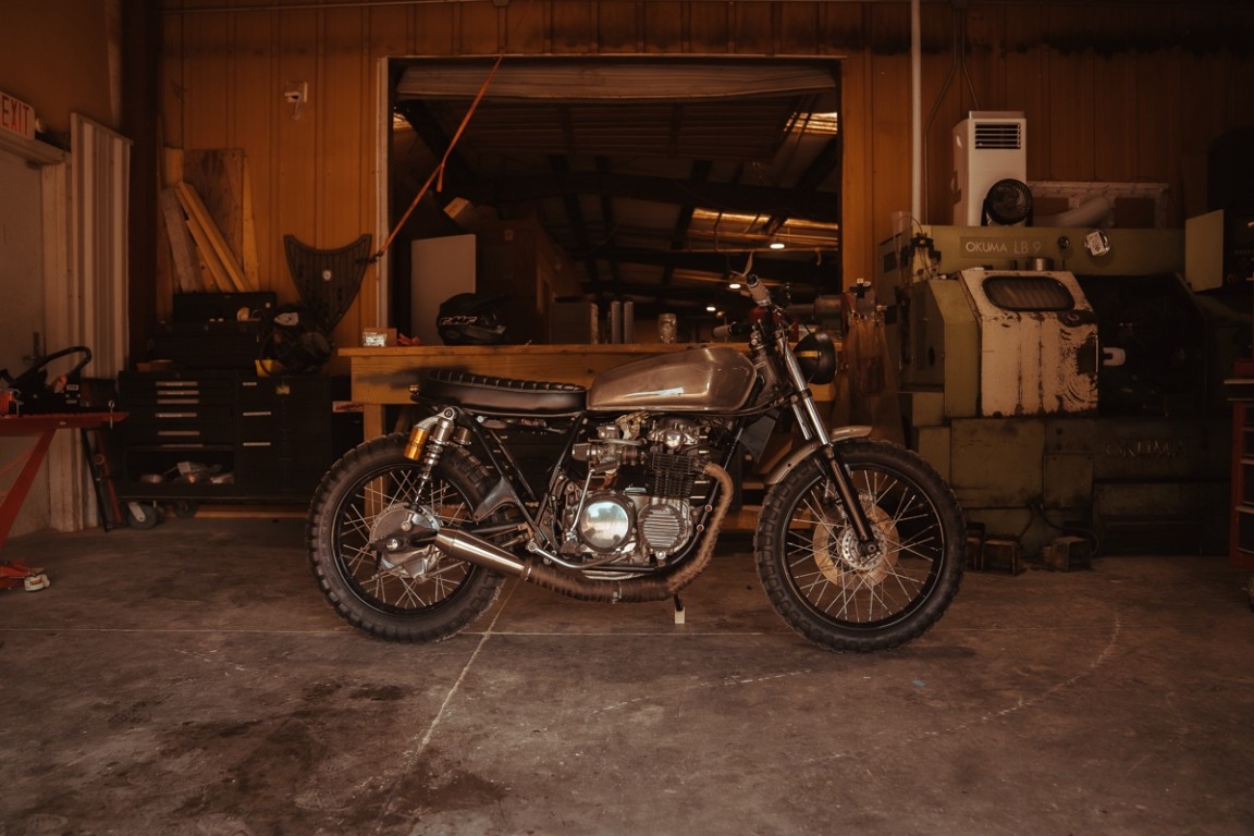 Wild Goose: Honda CB550 Brat Tracker – BikeBound