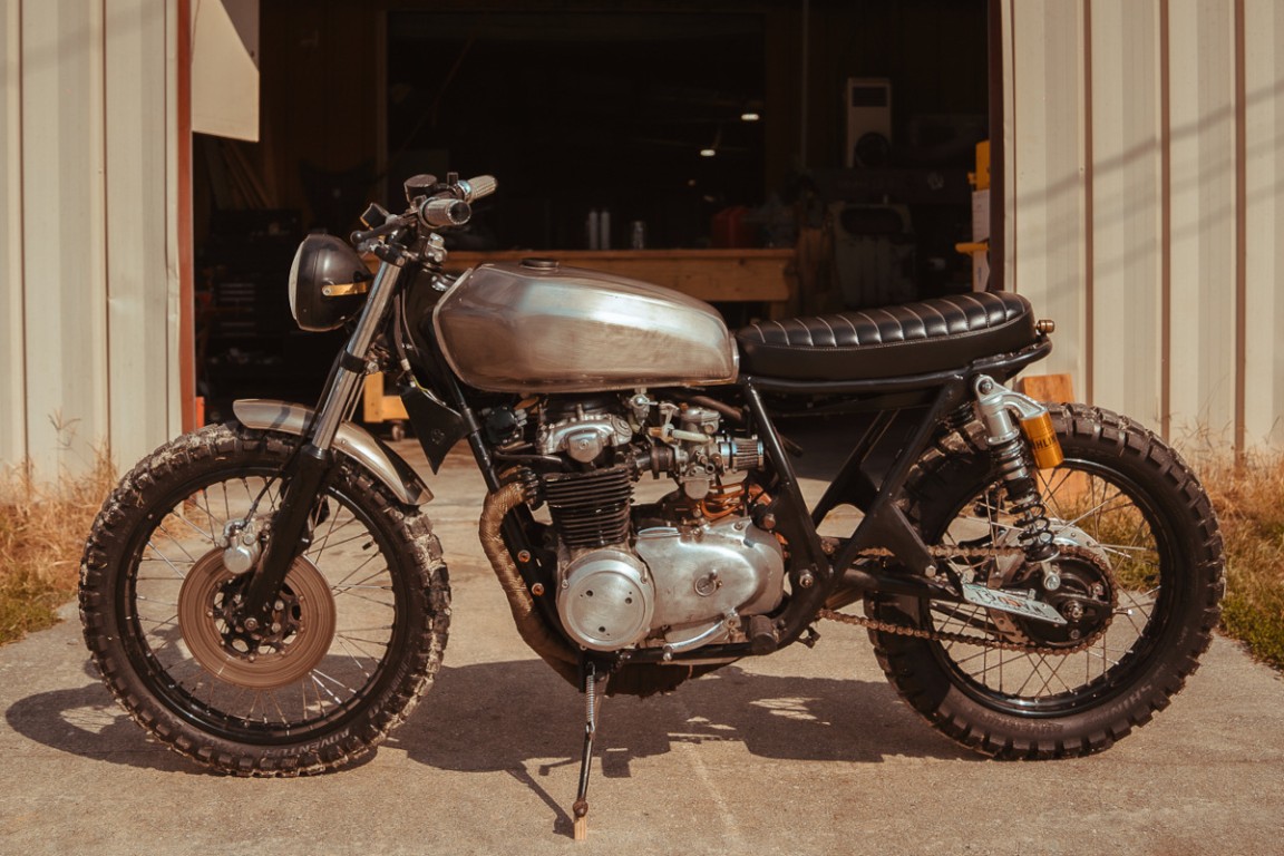 Wild Goose: Honda CB550 Brat Tracker – BikeBound