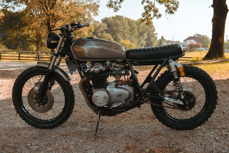 Wild Goose: Honda CB550 Brat Tracker – BikeBound