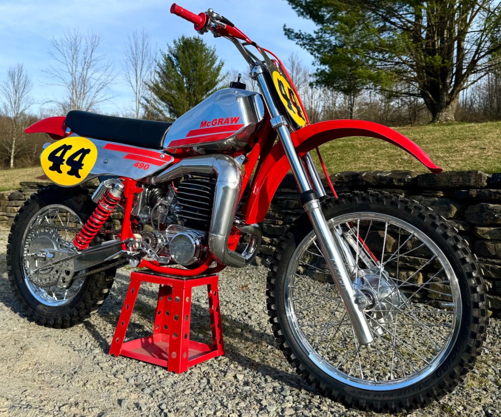 Mega 2 Stunner: Maico 490 Custom Motocross Bike – BikeBound