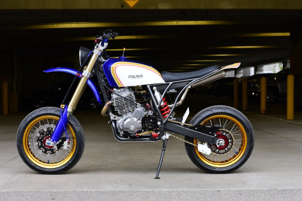 Retromotard: Honda XR650L Supermoto – BikeBound