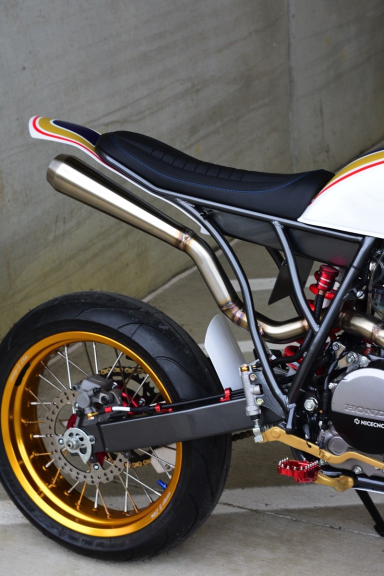 Retromotard: Honda XR650L Supermoto – BikeBound