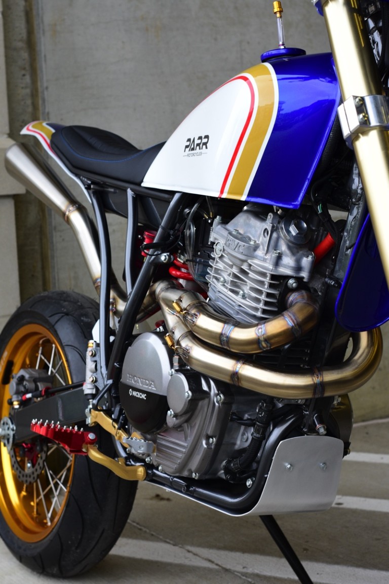 Retromotard: Honda XR650L Supermoto – BikeBound