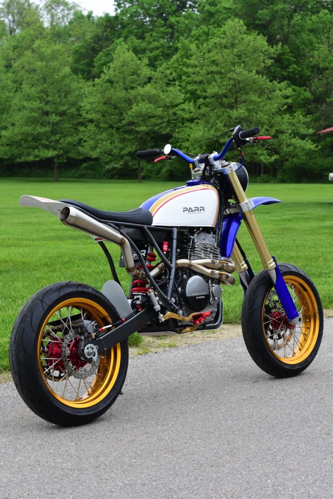 Retromotard: Honda XR650L Supermoto – BikeBound