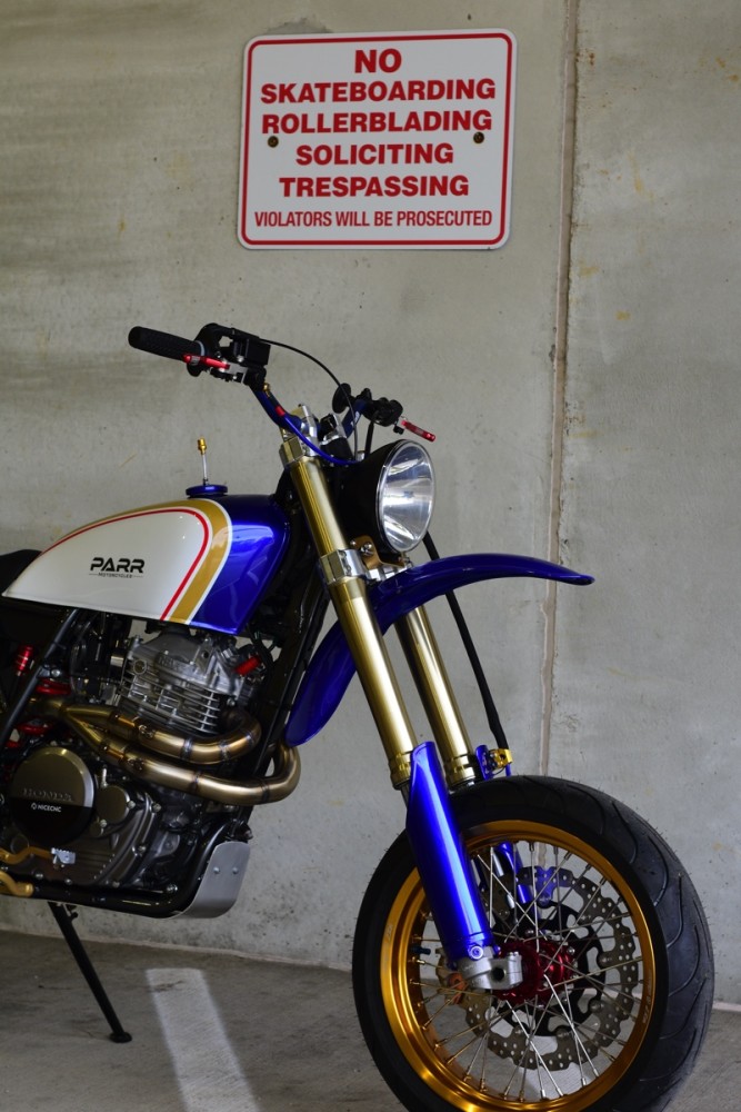 Retromotard: Honda XR650L Supermoto – BikeBound