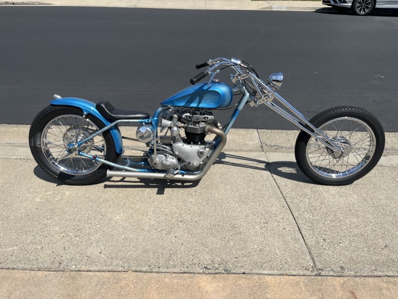 Born Free: 1961 Triumph Pre-Unit Duplex Digger “Stretch” – BikeBound