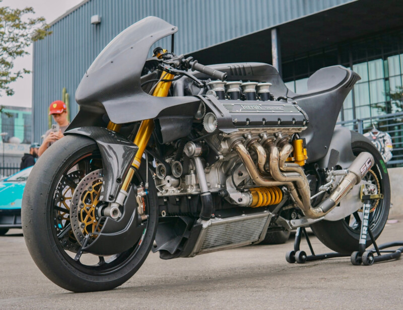 HF355: 375-hp Ferrari V8 Superbike – BikeBound