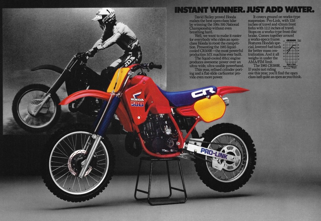 Vintage Review & Specs: Honda CR500: “The Animal” – BikeBound