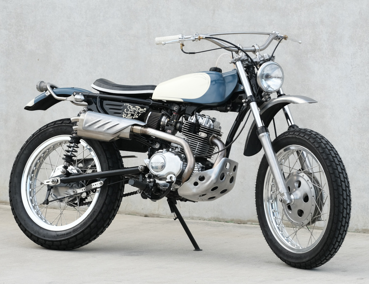 The Tank Project: KTR 150 Scrambler – BikeBound