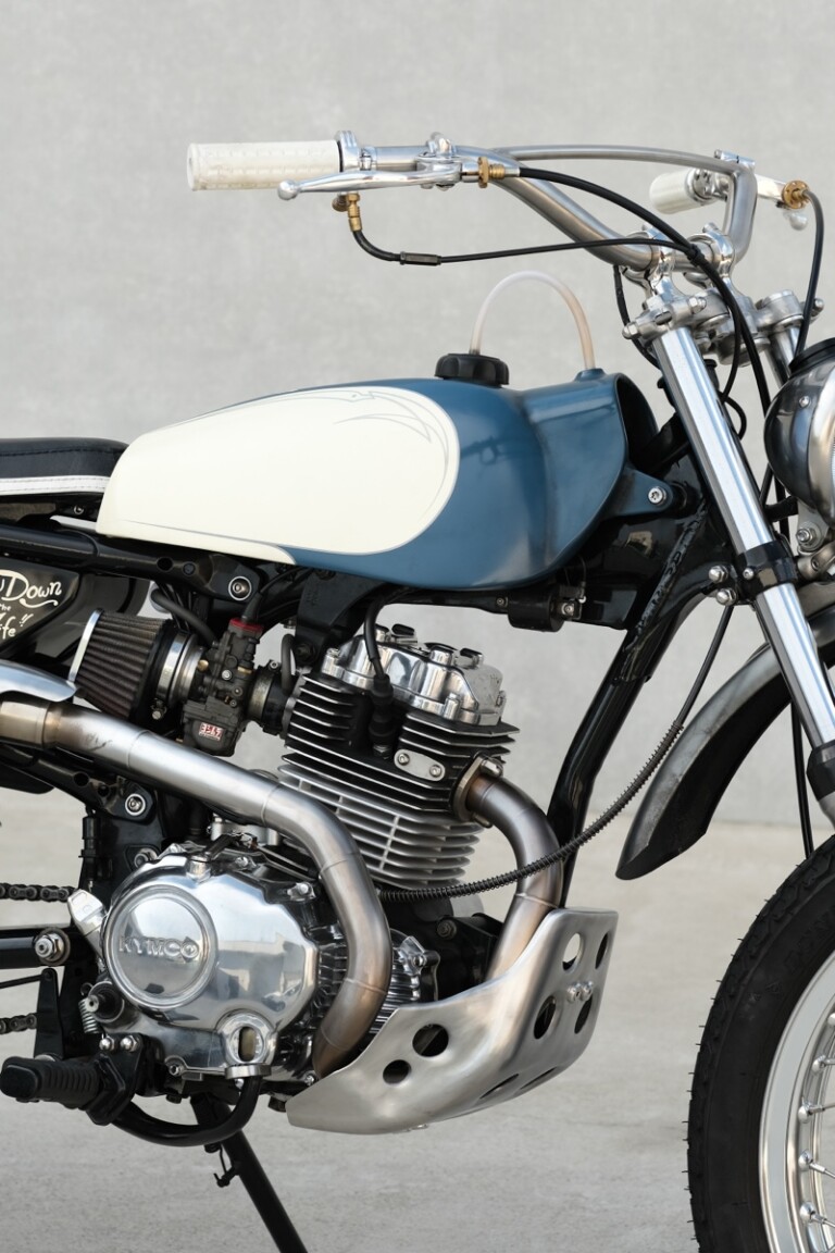 The Tank Project: KTR 150 Scrambler – BikeBound