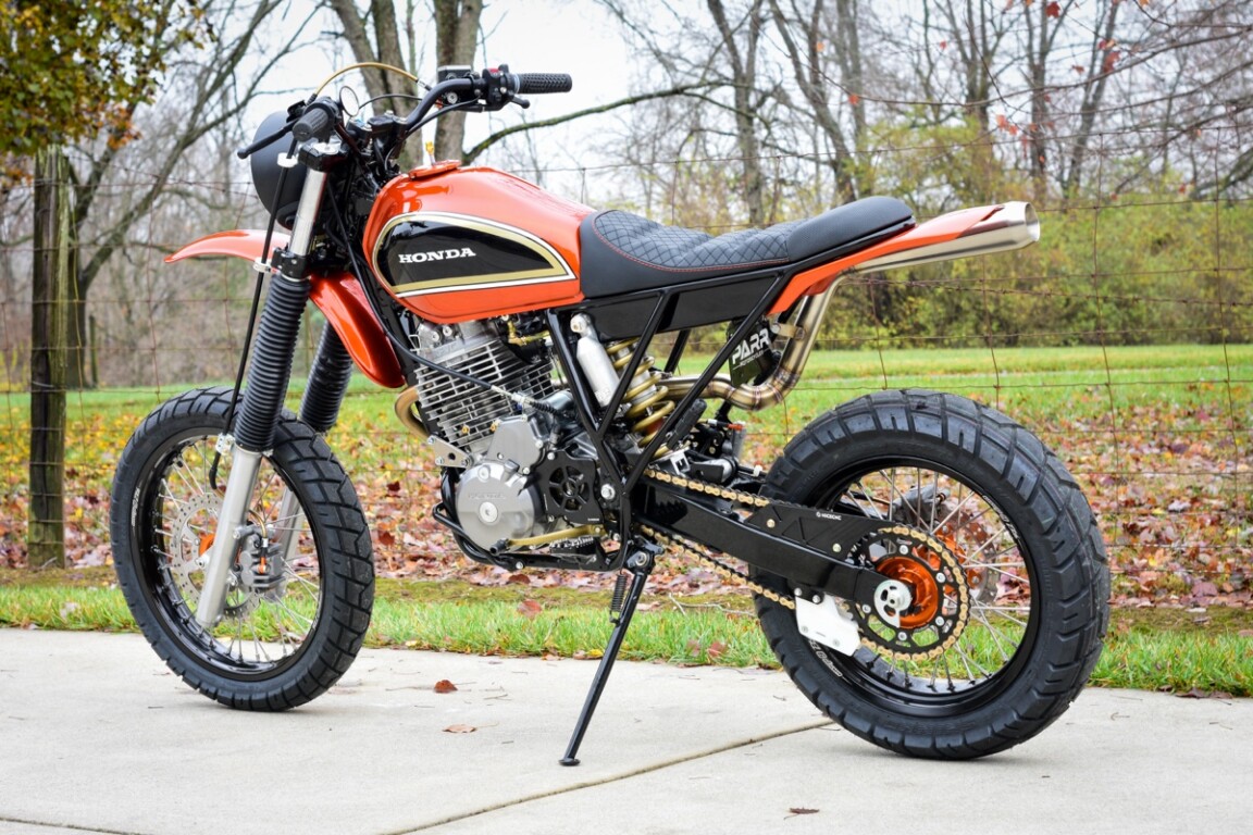 70s Style Honda XR650L Scrambler – BikeBound