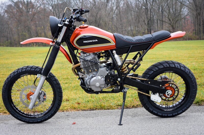 70s Style Honda XR650L Scrambler – BikeBound