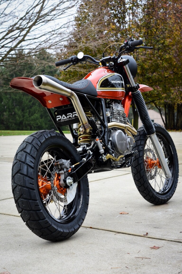 70s Style Honda XR650L Scrambler – BikeBound