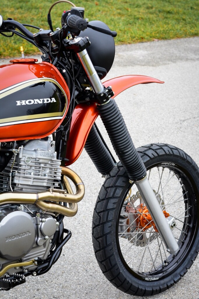 70s Style Honda XR650L Scrambler – BikeBound
