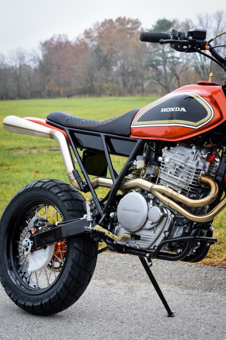 70s Style Honda XR650L Scrambler – BikeBound