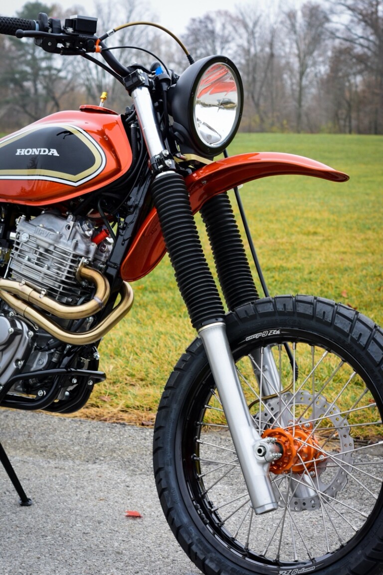 70s Style Honda XR650L Scrambler – BikeBound