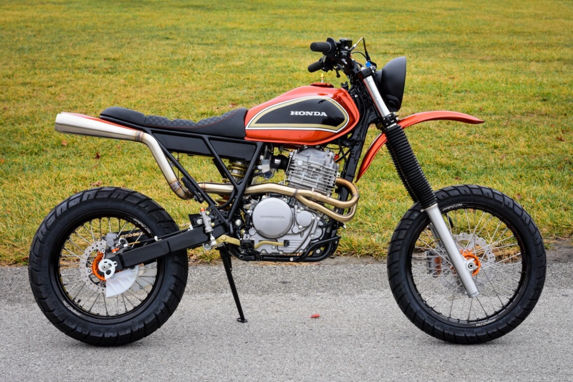 70s Style Honda XR650L Scrambler – BikeBound