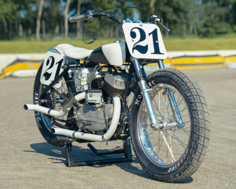 True Gold: 1953 Harley-Davidson KK Flat Tracker – BikeBound
